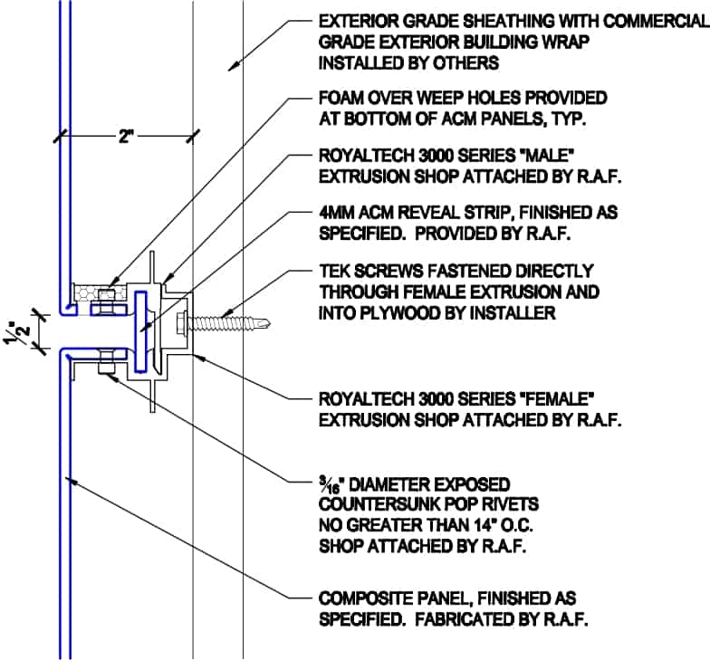 ROYALTECH 3000 PANEL SYSTEM | Royalton Architectural Fabrications